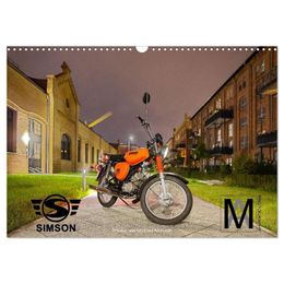 Simson S51c (Wandkalender 2024 DIN A3 quer), Calvendo Monatskalender