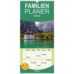 Familienplaner 2024 - Berchtesgadener Land mit 5 Spalten (Wandkalender, 21 x 45 cm) Calvendo