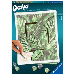 RAVENSBURGER VERLAG Ravensburger CreArt - Malen nach Zahlen 20272 - Calming Leaves - ab 12 Jahren