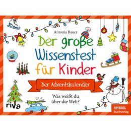 Riva Der große Wissenstest für Kinder - Der Adventskalender - Antonia Bauer, Gebunden