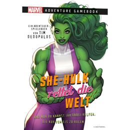 Cross Cult Marvel Adventure Game Book: She-Hulk rettet die Welt - Tim Dedopulos, Kartoniert (TB)