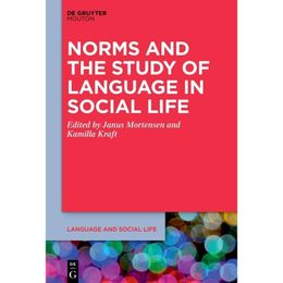 Norms and the Study of Language in Social Life, Kartoniert (TB)