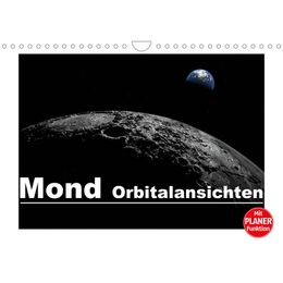 Calvendo Mond Orbitalansichten (Wandkalender 2023 DIN A4 quer)