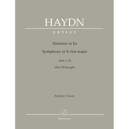 Bärenreiter Sinfonie Nr. 22 Es-Dur Hob. I:22 "Der Philosoph" - Joseph Haydn, Geheftet