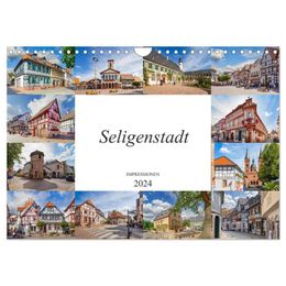 Seligenstadt Impressionen (Wandkalender 2024 DIN A4 quer), Calvendo Monatskalender