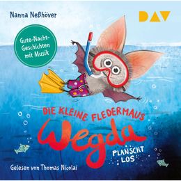 Die kleine Fledermaus Wegda - Teil 2: Wegda planscht los,1 Audio-CD - Nanna Neßhöver (Hörbuch)