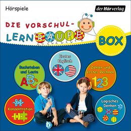 Die Vorschul-Lernraupen-Box,5 Audio-CD - Swantje Zorn (Hörbuch)