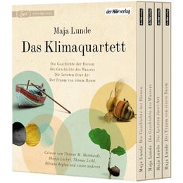 Das Klimaquartett,8 Audio-CD, 8 MP3 - Maja Lunde (Hörbuch)