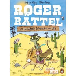 Penguin JUNIOR - Einfach selbst lesen: Roger Rättel und die heißeste Detektivschule der Welt - Andreas Hüging, Gebunden