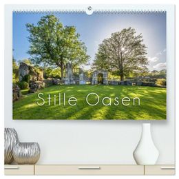 Calvendo Stille Oasen (hochwertiger Premium Wandkalender 2024 DIN A2 quer), Kunstdruck in Hochglanz
