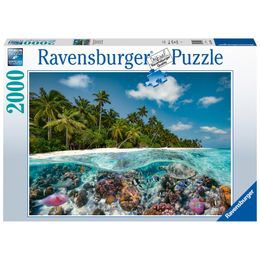 RAVENSBURGER VERLAG Ravensburger Puzzle 17441 Ein Tauchgang auf den Malediven - 2000 Teile Puzzle für Erwachsene und Kinder ab 14 Jahren