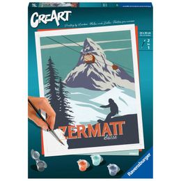 RAVENSBURGER VERLAG Ravensburger CreArt - Malen nach Zahlen 23500 - Zermatt - ab 12 Jahren