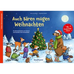 Kaufmann Adventskalender mit Geschichten für Kinder / Auch Bären mögen Weihnachten - Anna Lisa Kiesel, Geheftet