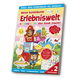 Sticker-Übungsbuch - Feuerwehr, Polizei, Dinos, Kartoniert (TB)