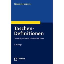 Nomos Taschen-Definitionen, Kartoniert (TB)