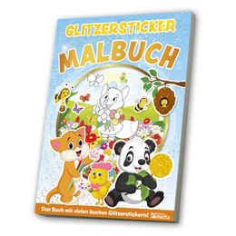 Glitzersticker XXL-Malbuch Lernspaß im Frühling, Kartoniert (TB)