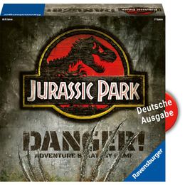 RAVENSBURGER VERLAG Ravensburger 20965 - Jurassic Park - Danger! - Deutsche Ausgabe des Strategiespiels mit Nervenkitzel für 2-5 Spieler ab 10 Jahren