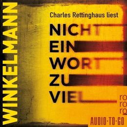 Nicht ein Wort zu viel,2 Audio-CD, MP3 - Andreas Winkelmann (Hörbuch)