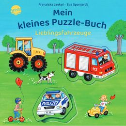 arena Mein kleines Puzzle-Buch. Lieblingsfahrzeuge - Franziska Jaekel, Pappband