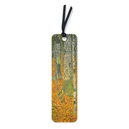 LeseZeichen - 10er-Verpackungseinheit Lesezeichen: Gustav Klimt, Der Birkenwald