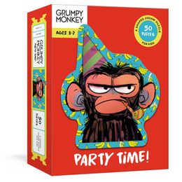 Penguin Random House Grumpy Monkey Party Time! Puzzle - Suzanne Lang,