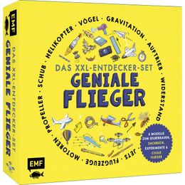 Das XXL-Entdecker-Set - Geniale Flieger: 6 Modelle zum Selberbauen, Sachbuch, Experimente und faszinierende Flugmaschinen - Nancy Dickmann, Gebunden