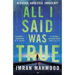 All I Said Was True - Imran Mahmood, Kartoniert (TB)