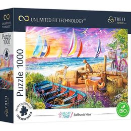 Trefl UFT Puzzle 1000 - Vacay Time: Blick auf Segelboote