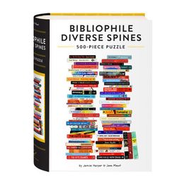 Abrams & Chronicle Books Bibliophile Diverse Spines 500-Piece Puzzle - Jamise Harper, Jane Mount,