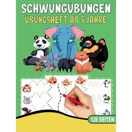 tredition Schwungübungen Übungsheft - Das kindgerechte Vorschulbuch mit tollen Tiermotiven. - S&L Inspirations Lounge, Kartoniert (TB)