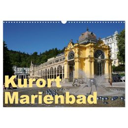 Kurort Marienbad (Wandkalender 2024 DIN A3 quer), Calvendo Monatskalender