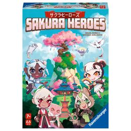 RAVENSBURGER VERLAG Ravensburger 20957 Sakura Heroes - Würfelspiel mit ganz viel Action für 2-4 Spieler ab 7 Jahren