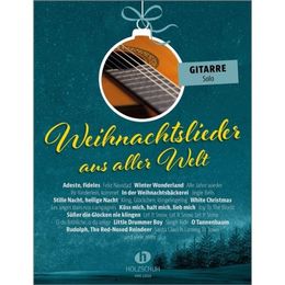 Weihnachtslieder aus aller Welt - Gitarre solo, Kartoniert (TB)