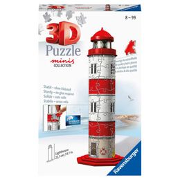 RAVENSBURGER VERLAG Ravensburger 3D Puzzle 11273 - Mini Leuchtturm - 54 Teile - ab 8 Jahren