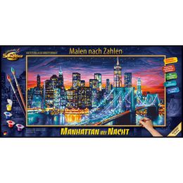 Noris Spiele Meisterklasse Premium, Malen nach Zahlen (Mal-Sets) - MNZ - Manhattan bei Nacht