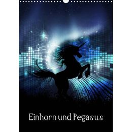 Calvendo Einhorn und Pegasus (Wandkalender 2023 DIN A3 hoch)