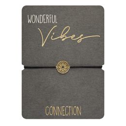Armband - "Wonderful Vibes" - vergoldet - Connection