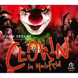 Clown im Maisfeld,Audio-CD - Adam Cesare (Hörbuch)