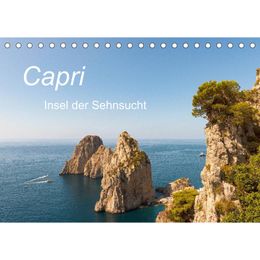 Calvendo Capri, Insel der Sehnsucht (Tischkalender 2023 DIN A5 quer)