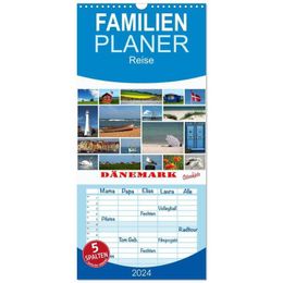 Familienplaner 2024 - Dänemark - Ostseeküste mit 5 Spalten (Wandkalender, 21 x 45 cm) Calvendo