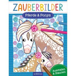 Ars Edition Zauberbilder - Pferde & Ponys, Kartoniert (TB)