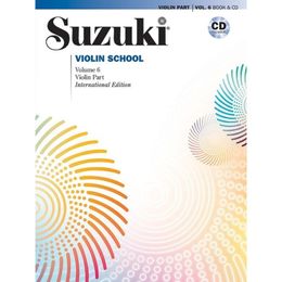 Alfred Music Publishing Suzuki Violin School, Volume 6 - Shinichi Suzuki, Kartoniert (TB)