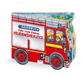 Trötsch Trötsch Pappenbuch Räderbuch Fahr, mein kleines Feuerwehrauto, Pappband