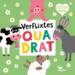 Anlegespiel VERFLIXTES QUADRAT - BAUERNHOFTIERE 9-teilig