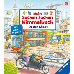 RAVENSBURGER VERLAG Mein Sachen suchen Wimmelbuch: In der Stadt - Susanne Gernhäuser, Pappband
