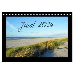 Juist - Insel im Wattenmeer (Tischkalender 2024 DIN A5 quer), Calvendo Monatskalender