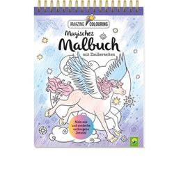 Magisches Malbuch mit Zauberseiten - Schwager & Steinlein Verlag, Kartoniert (TB)