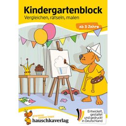 Kindergartenblock ab 3 Jahre - Vergleichen, rätseln und malen - Ulrike Maier, Kartoniert (TB)