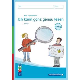 Mein Lupenleseheft 2 - Ich kann ganz genau lesen - DaZ - sternchenverlag GmbH, Katrin Langhans, Kartoniert (TB)