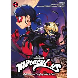 Miraculous - Die Abenteuer von Ladybug und Cat Noir (Manga) Bd.2 - Warita Koma, Zag, Riku Tsuchida, Kartoniert (TB)